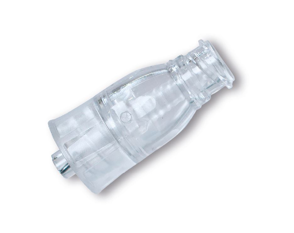 Delta P. Valve needlefree connector