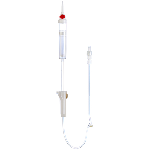 Blood Administration Set with airvent and priming filter