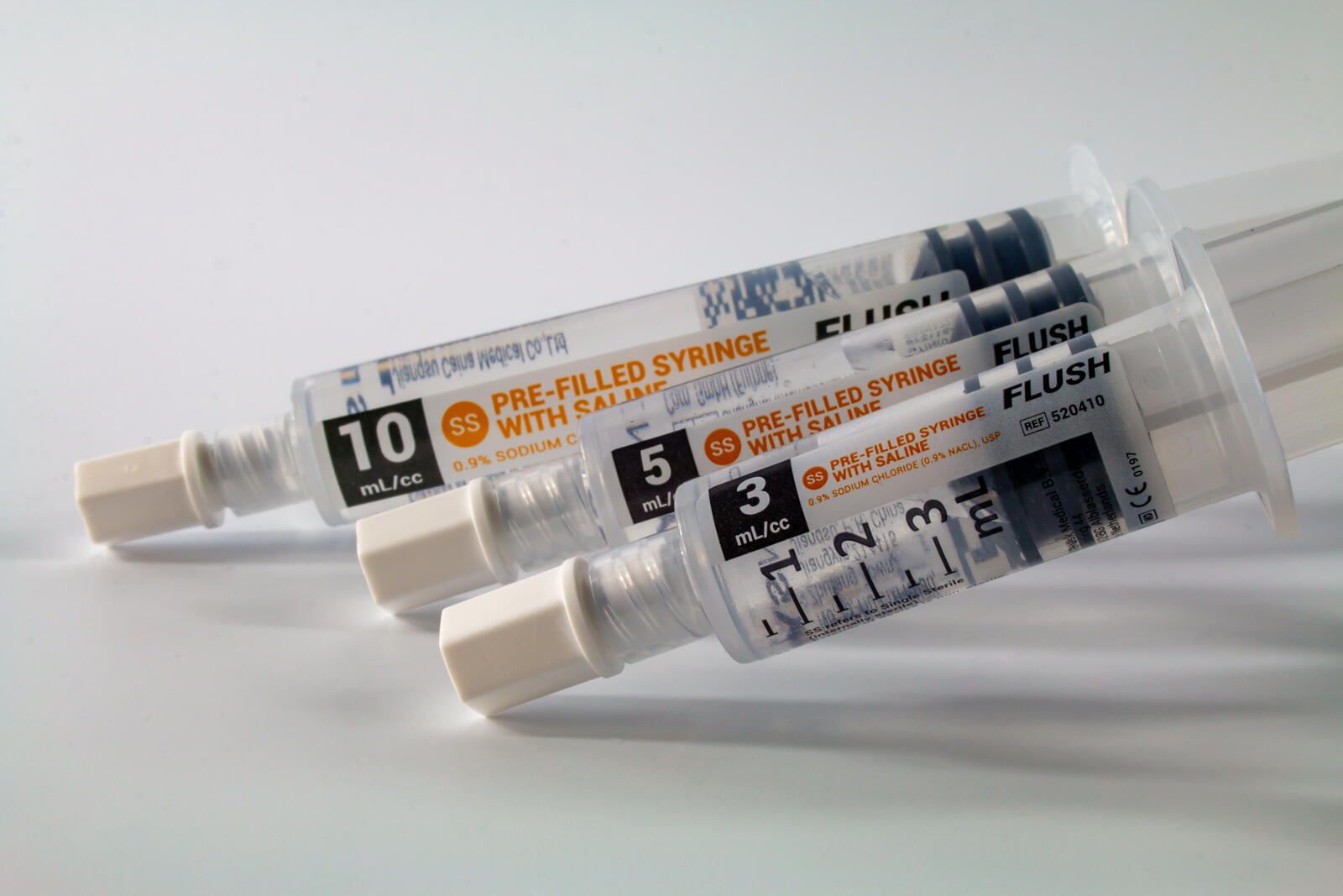 DispenSyr™ FLUSH pre-filled syringe with 0.9% NaCl